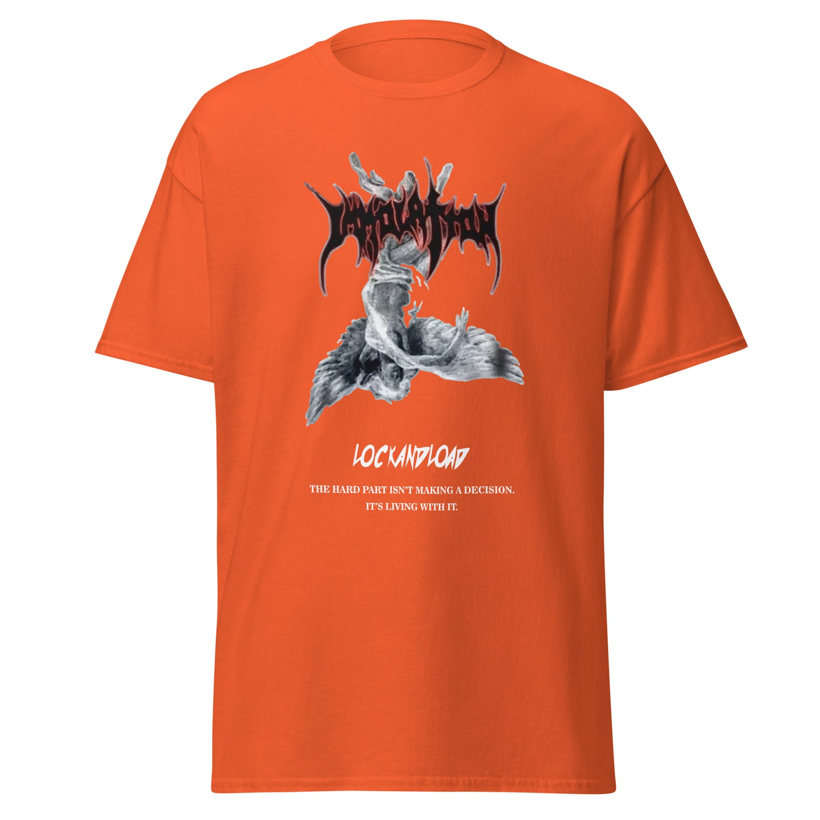 "Falling Upside Down" Unisex Men Women Streetwear Graphic T-Shirt