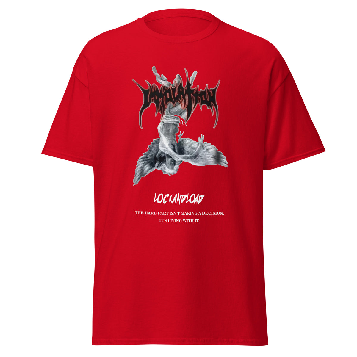 "Falling Upside Down" Unisex Men Women Streetwear Graphic T-Shirt
