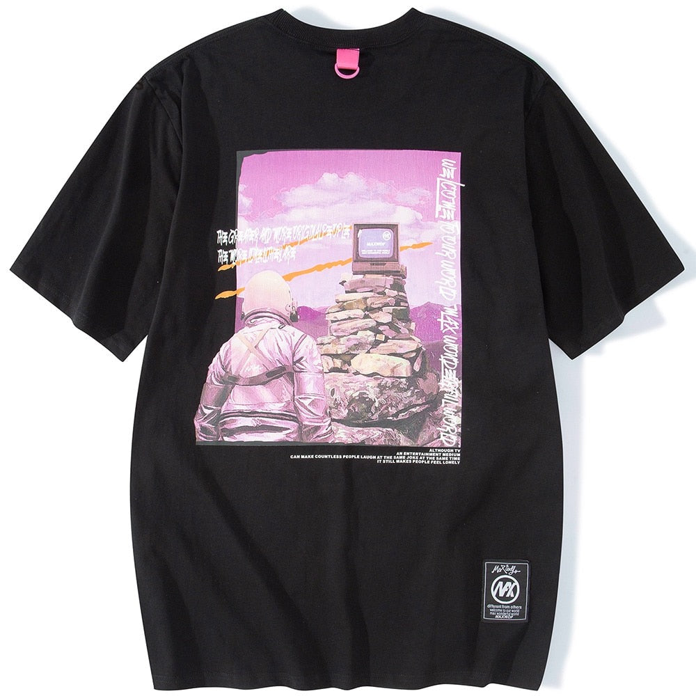 "Vapourware" Unisex Men Women Streetwear Graphic T-Shirt