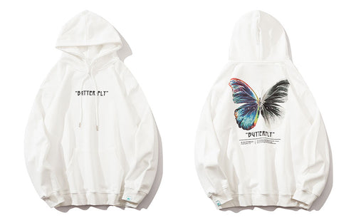 "Butterfly Effect" Unisex Men Women Streetwear Graphic Hoodie