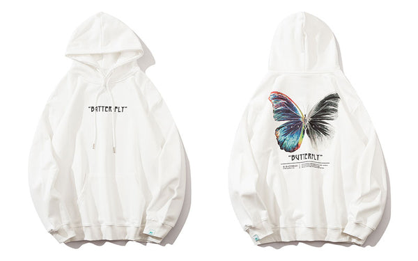 "Butterfly Effect" Unisex Men Women Streetwear Graphic Hoodie