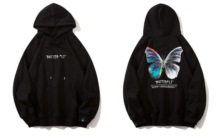 "Butterfly Effect" Unisex Men Women Streetwear Graphic Hoodie