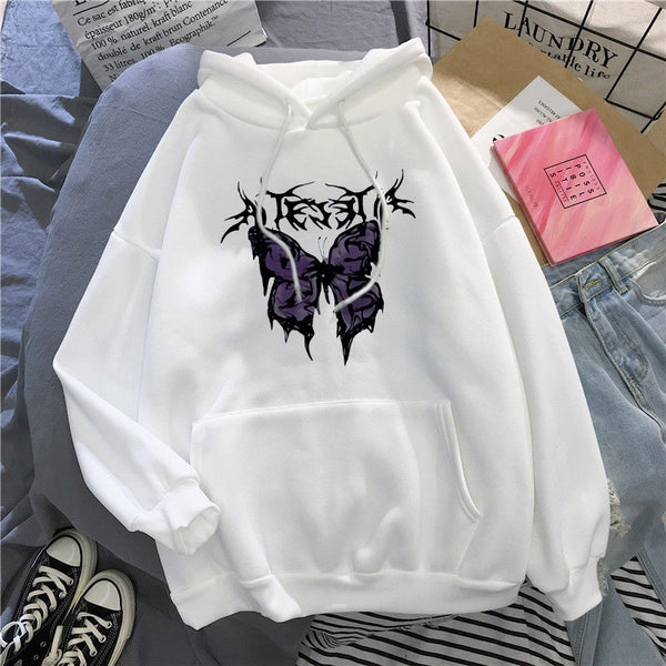 "Fly Away" Unisex Men Women Streetwear Graphic Hoodie - Daulet Apparel