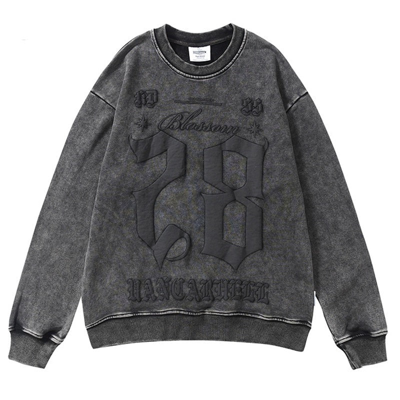"28 Days" Unisex Men Women Streetwear Sweater - Daulet Apparel