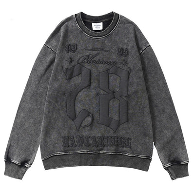 "28 Days" Unisex Men Women Streetwear Sweater - Daulet Apparel
