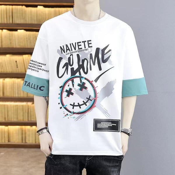 "Chomp" Unisex Men Women Streetwear Graphic T-Shirt - Daulet Apparel