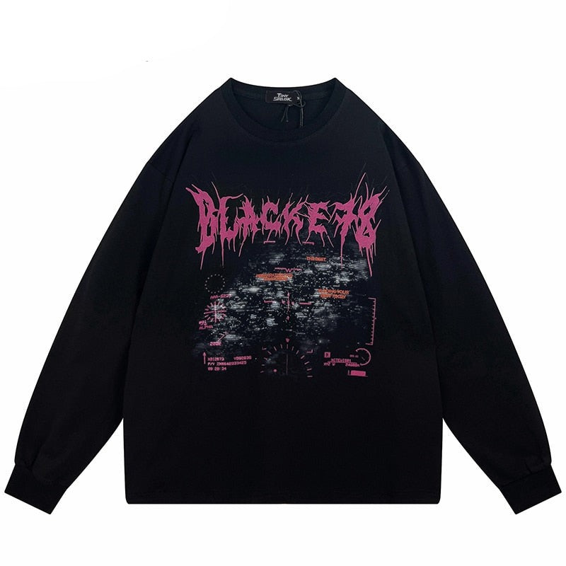 "Top Speed" Unisex Men Women Streetwear Graphic Sweatshirt