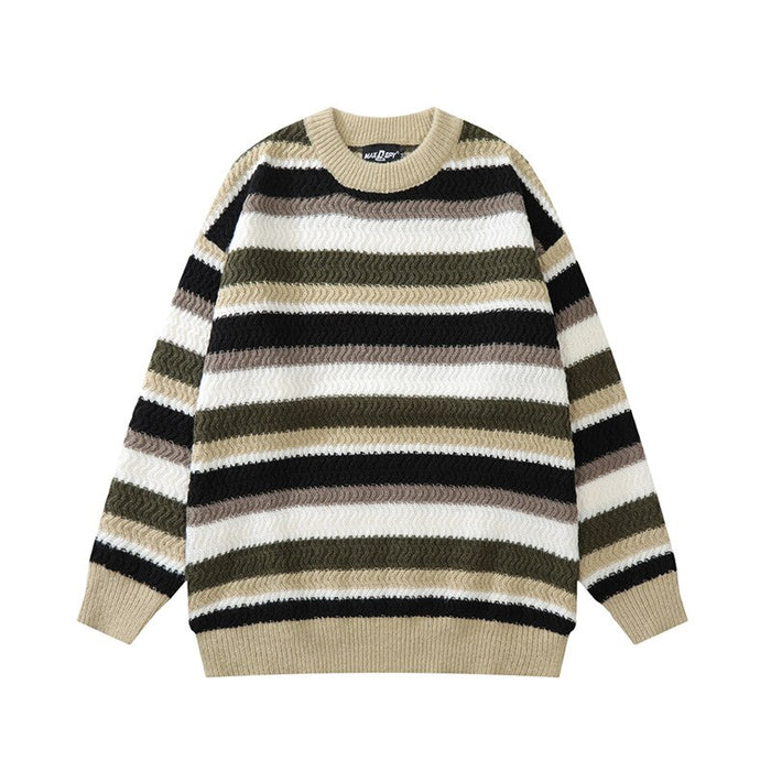 "Basic Knit" Unisex Men Women Streetwear Graphic Sweater