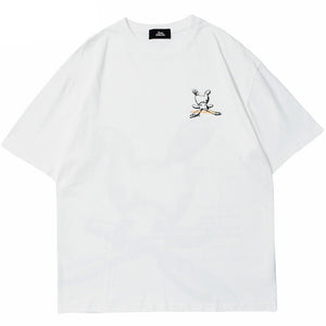 "Falling Down" Unisex Men Women Streetwear Graphic T-Shirt