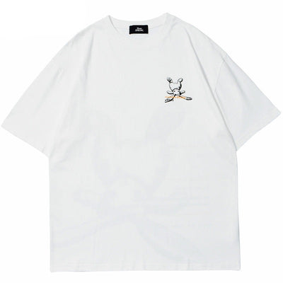 "Falling Down" Unisex Men Women Streetwear Graphic T-Shirt