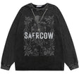 "Safe Now" Unisex Men Women Streetwear Graphic Sweatshirt