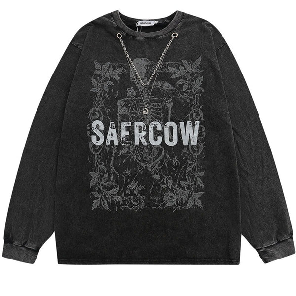 "Safe Now" Unisex Men Women Streetwear Graphic Sweatshirt