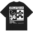 "Blue Flame" Unisex Men Women Streetwear Graphic T-Shirt