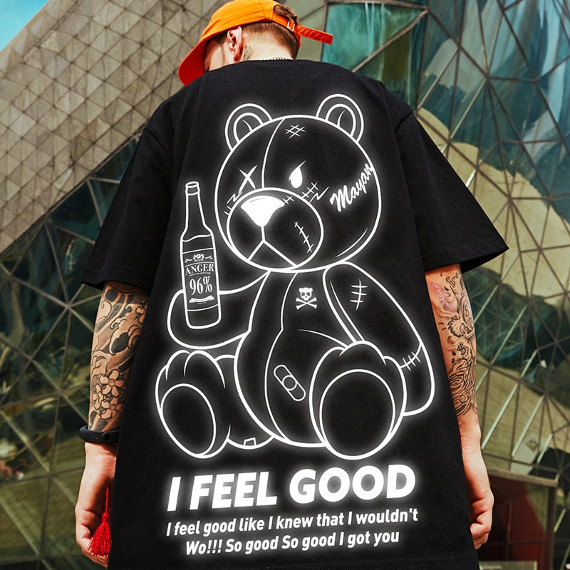 "Feel Good" Unisex Men Women Streetwear Graphic T-Shirt
