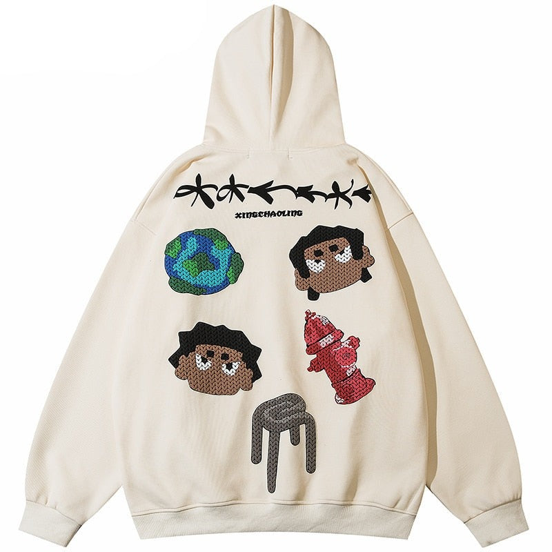 "Checkmate" Unisex Men Women Streetwear Graphic Hoodie