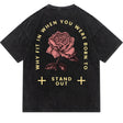 "Stand Out" Unisex Men Women Streetwear Graphic T-Shirt