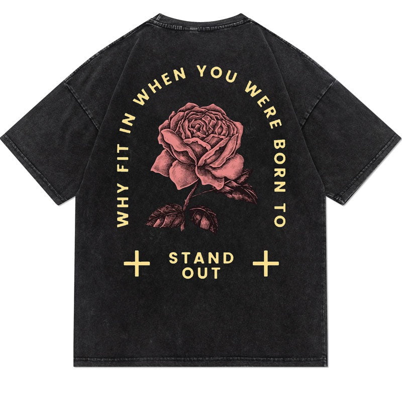"Stand Out" Unisex Men Women Streetwear Graphic T-Shirt