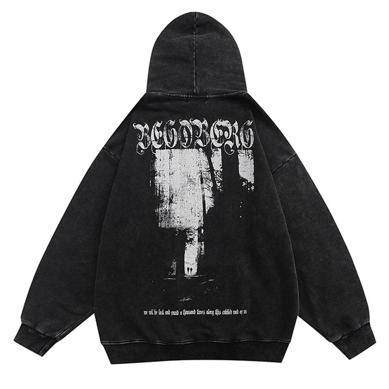 "Foggy Windows" Unisex Men Women Streetwear Graphic Hoodie