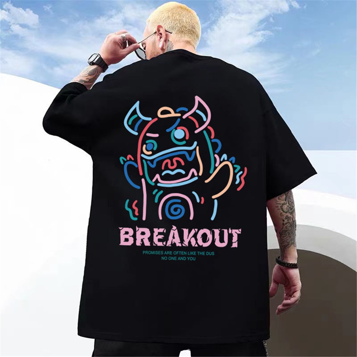 "Break Barriers" Unisex Men Women Streetwear Graphic