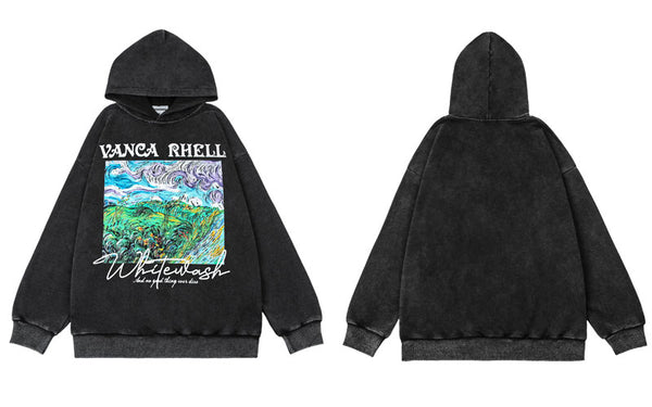 "Real Life" Unisex Men Women Streetwear Graphic Hoodie