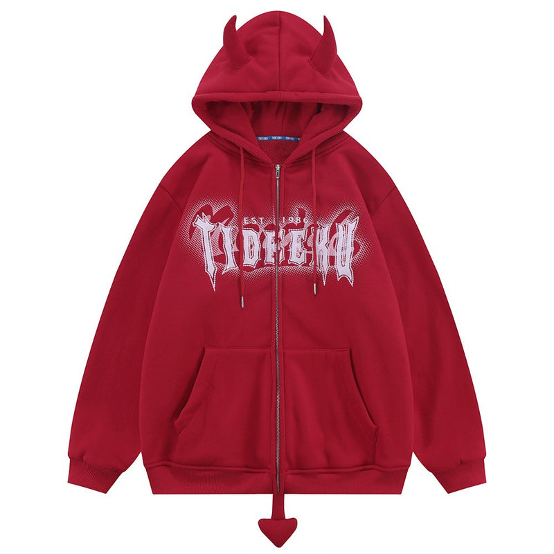 "Devil's Work" Unisex Men Women Streetwear Graphic
