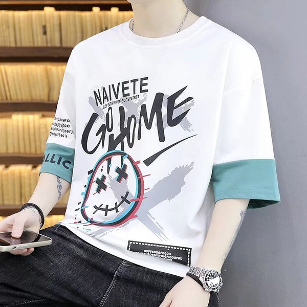 "Chomp" Unisex Men Women Streetwear Graphic T-Shirt - Daulet Apparel