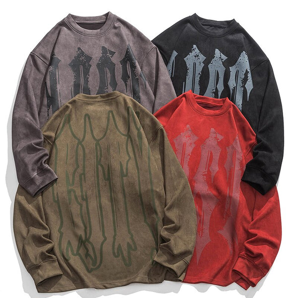 "Lust" Unisex Men Women Streetwear Graphic Sweatshirt - Daulet Apparel