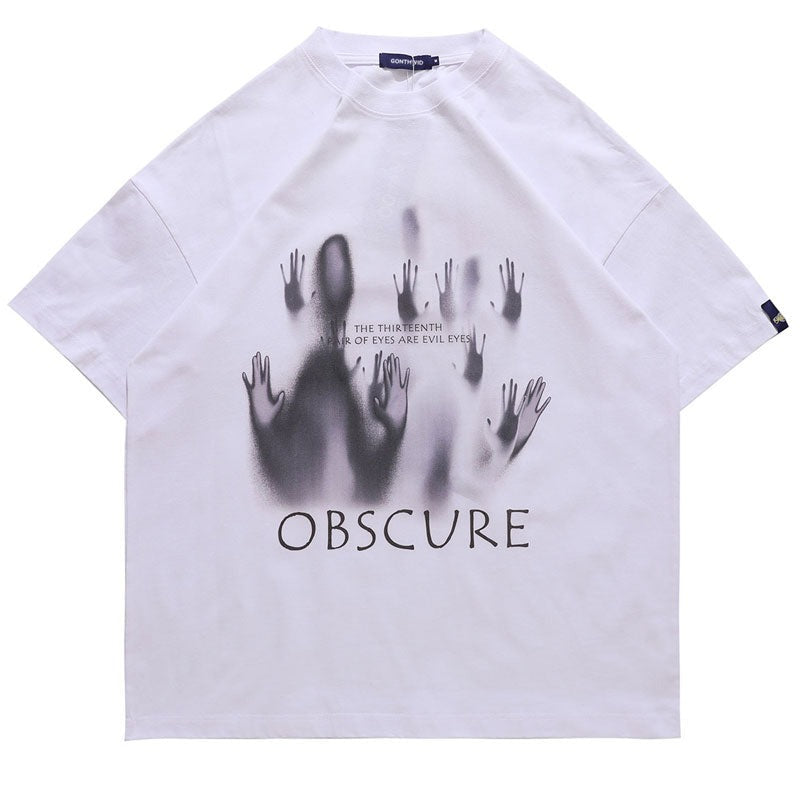 "Obscure" Unisex Men Women Streetwear Graphic T-Shirt