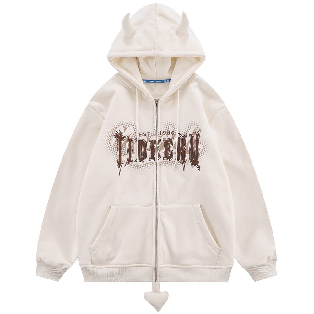 "Devil's Work" Unisex Men Women Streetwear Graphic