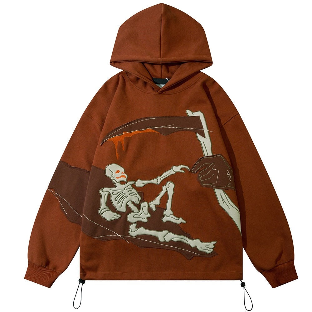 "Chillen" Unisex Men Women Streetwear Graphic Hoodie - Daulet Apparel