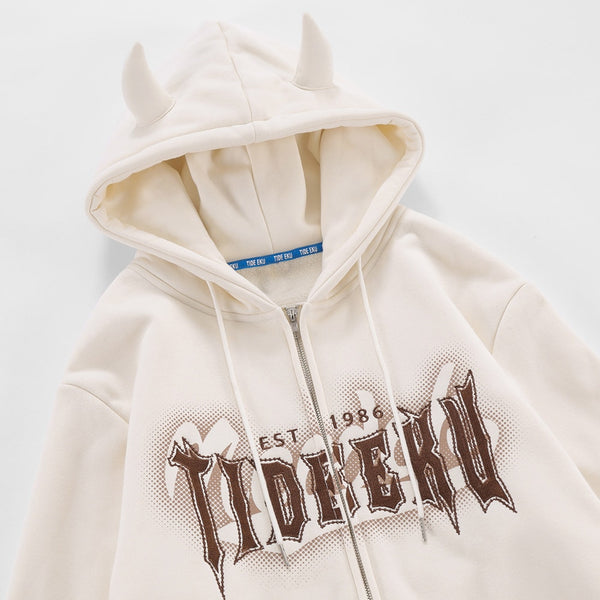 "Devil's Work" Unisex Men Women Streetwear Graphic