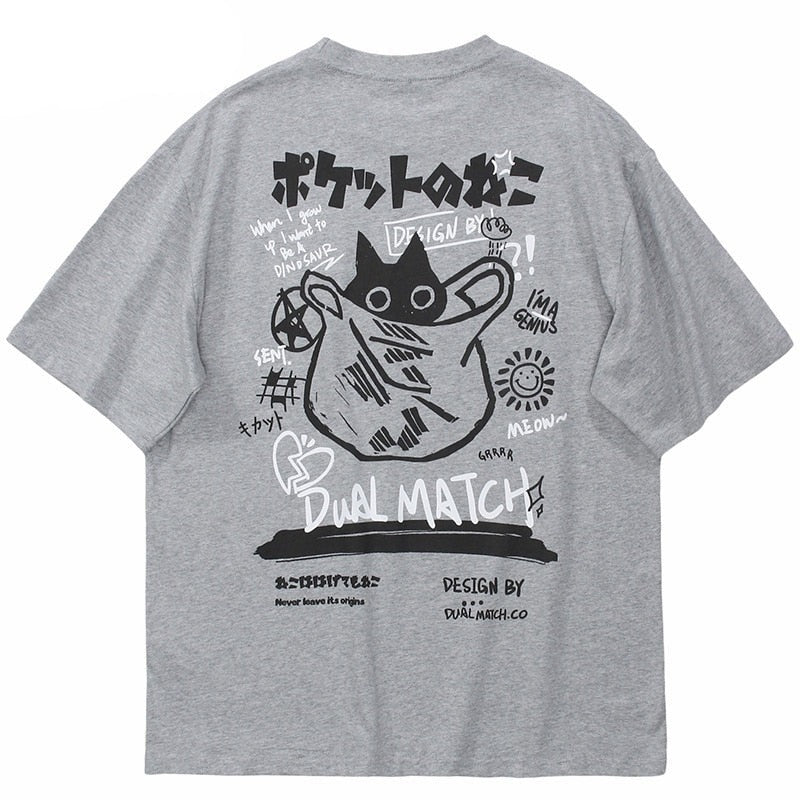 "Dual Match" Unisex Men Women Graphic T-Shirt - Daulet Apparel