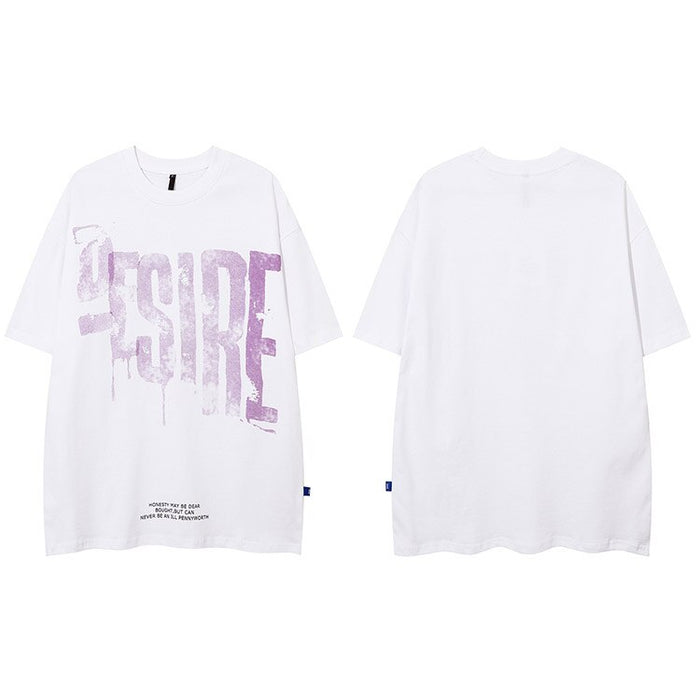 "Desire" Unisex Men Women Streetwear Graphic T-Shirt - Daulet Apparel