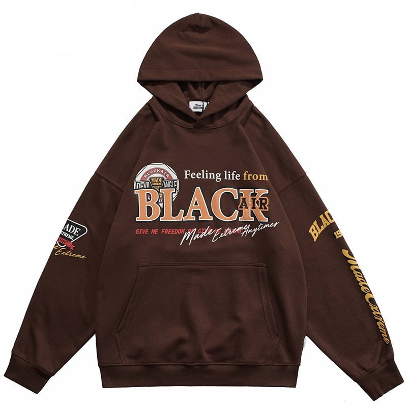 "Free Falling" Unisex Men Women Streetwear Graphic Hoodie