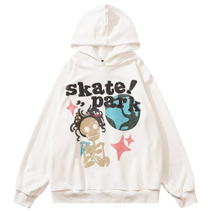 "Skate Park" Unisex Men Women Streetwear Graphic Hoodie