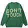 "Don't Touch" Unisex Men Women Streetwear Graphic