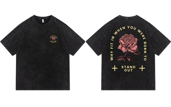 "Stand Out" Unisex Men Women Streetwear Graphic T-Shirt