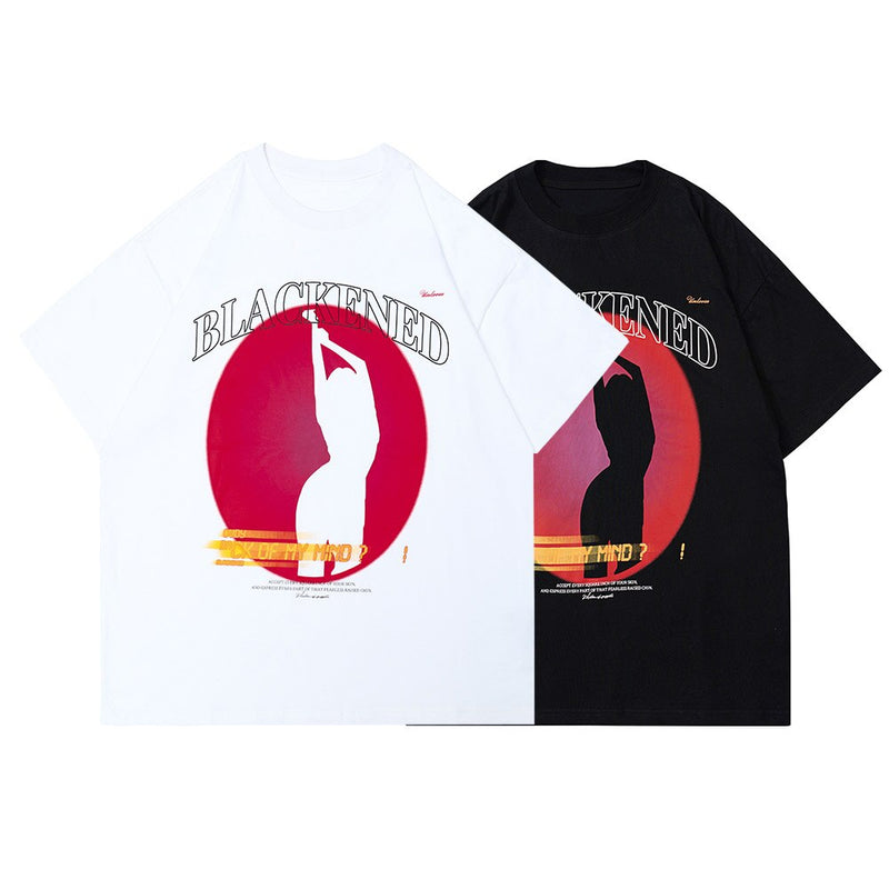 "Dark Shadow" Unisex Men Women Streetwear Graphic T-Shirt