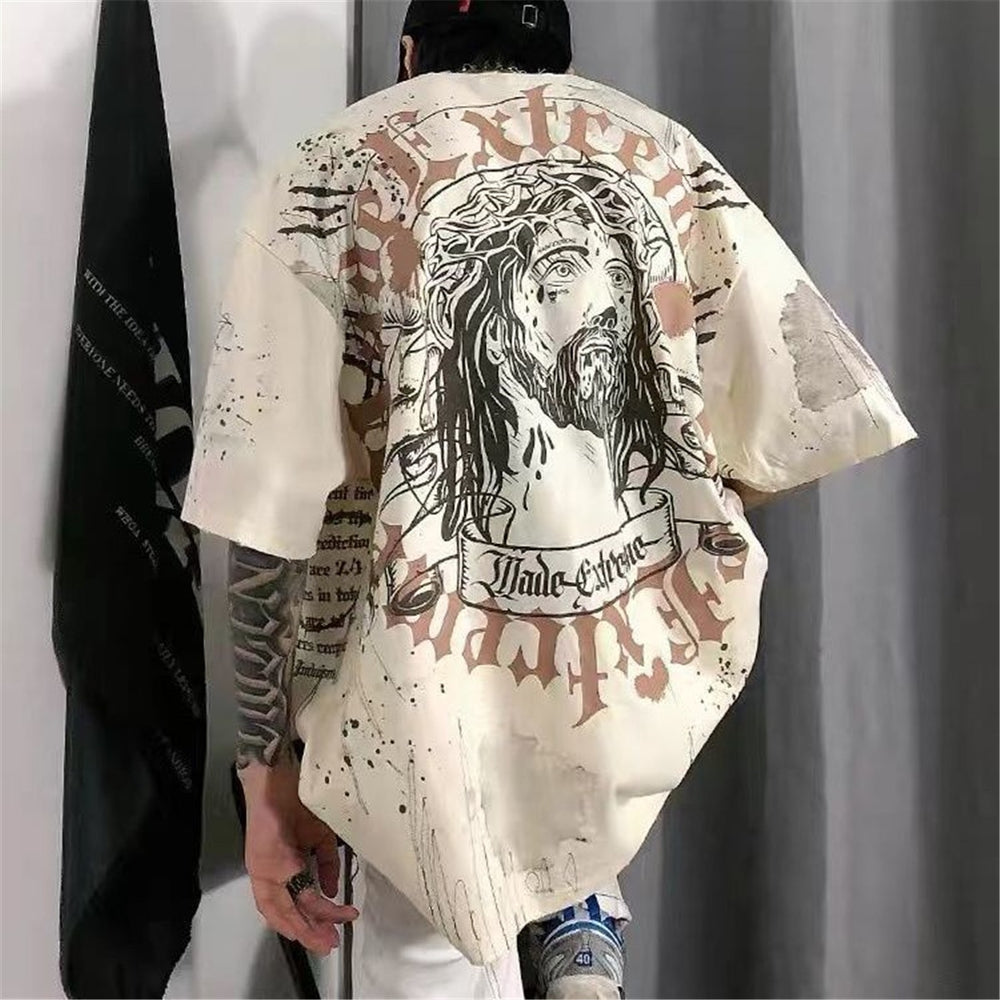 "Savior" Unisex Men Women Streetwear Graphic T-Shirt