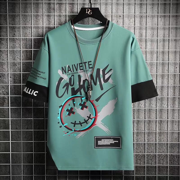 "Chomp" Unisex Men Women Streetwear Graphic T-Shirt - Daulet Apparel