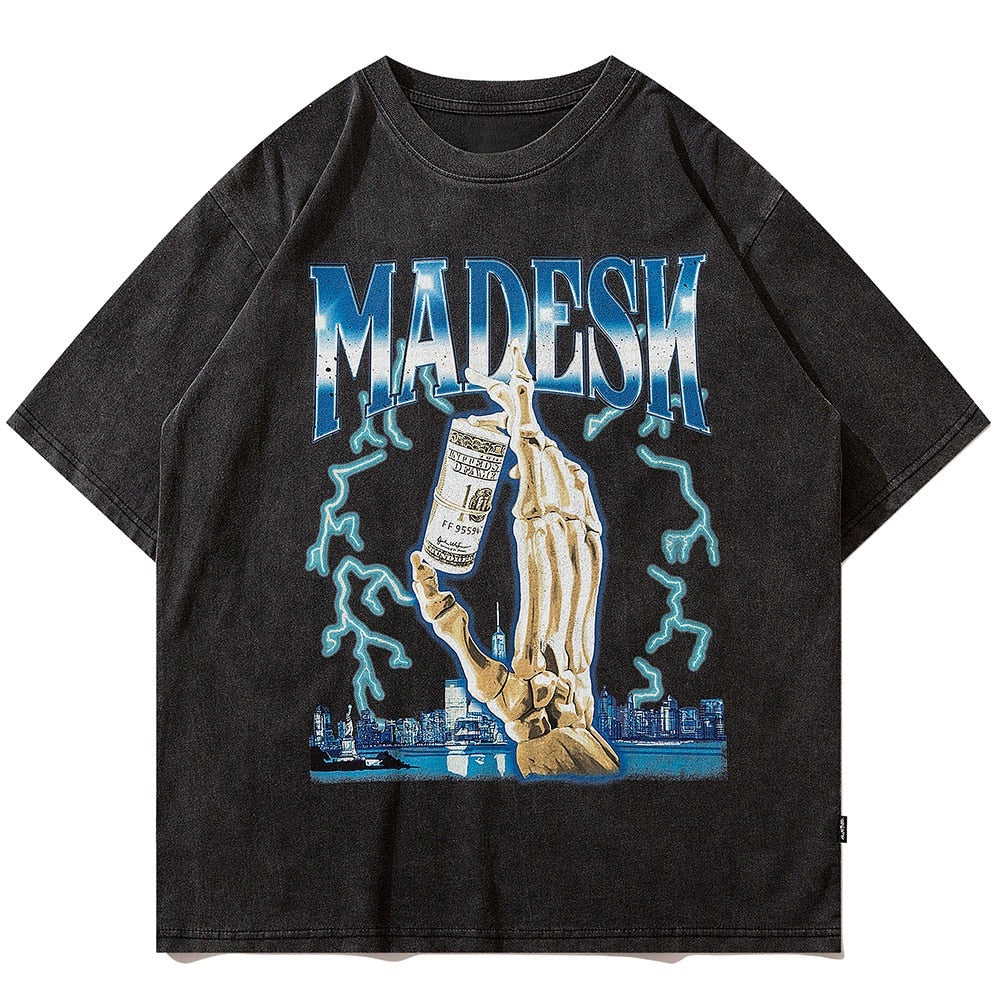 "Madness" Unisex Men Women Streetwear Graphic T-Shirt