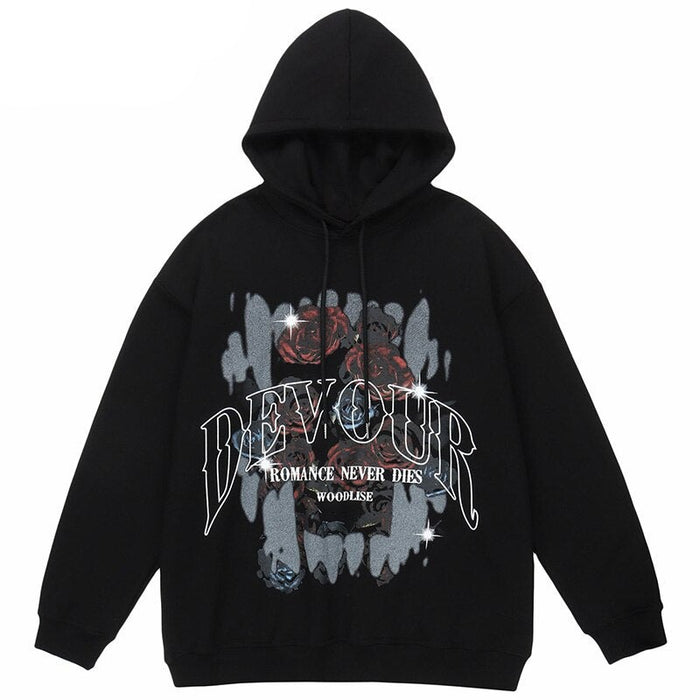 "Devour Forever" Unisex Men Women Streetwear Graphic Hoodie