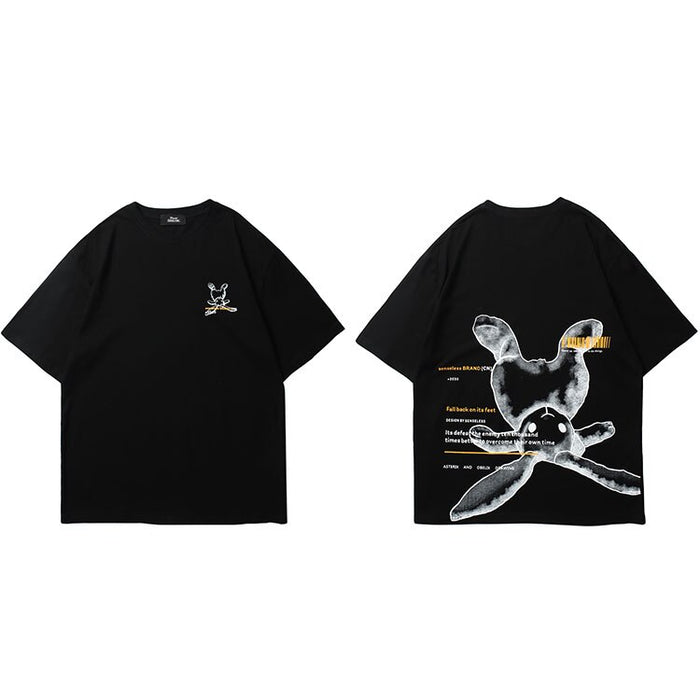 "Falling Down" Unisex Men Women Streetwear Graphic T-Shirt