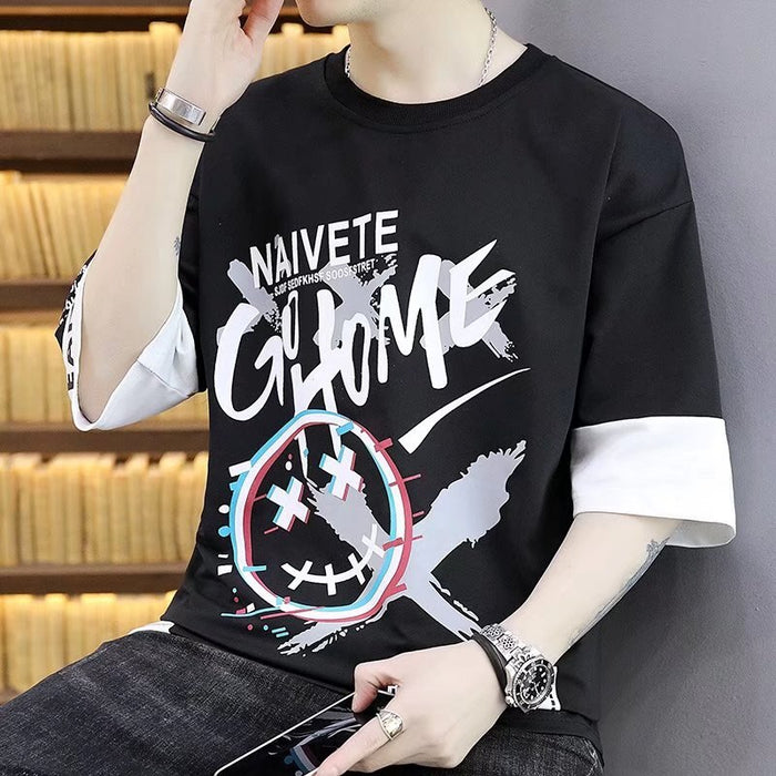 "Chomp" Unisex Men Women Streetwear Graphic T-Shirt - Daulet Apparel