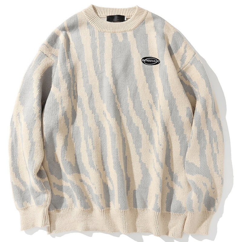 "Orange Wave" Unisex Men Women Streetwear Graphic