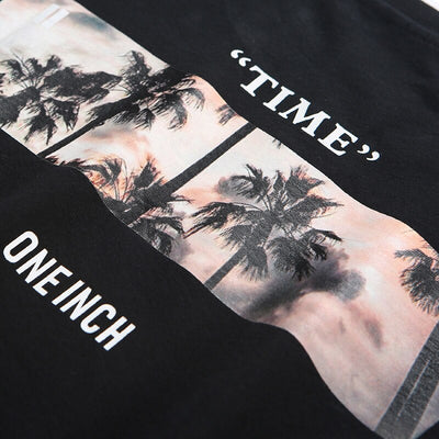 "Time Flies" Unisex Men Women Streetwear Graphic T-Shirt